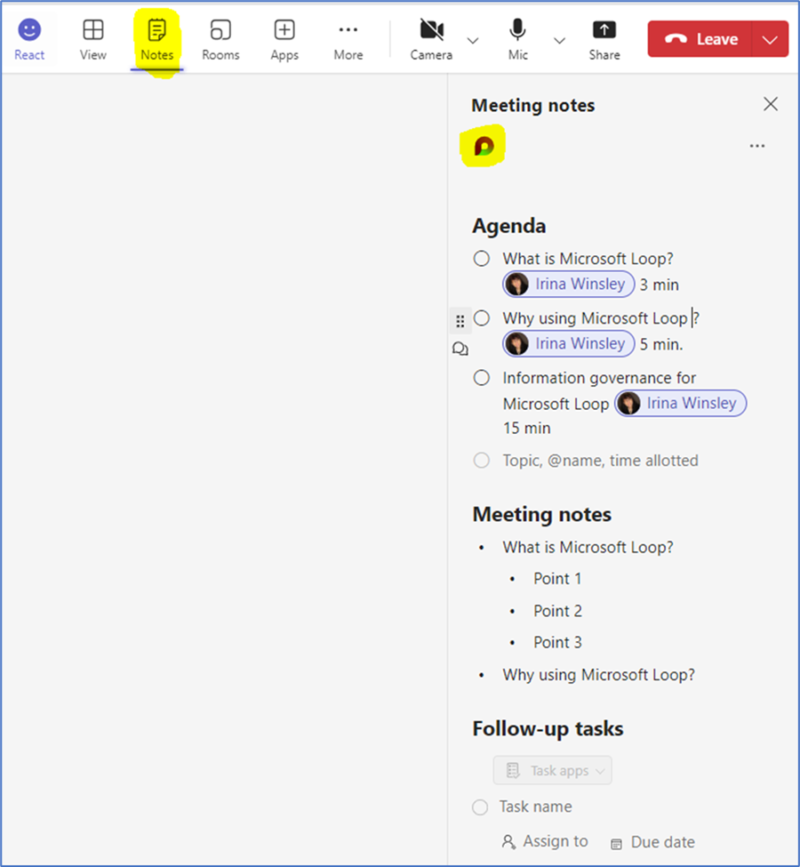 Looping In Data Managing Information In Microsoft Loop