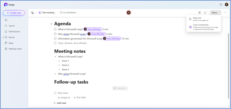 Looping in Data: Managing Information in Microsoft Loop